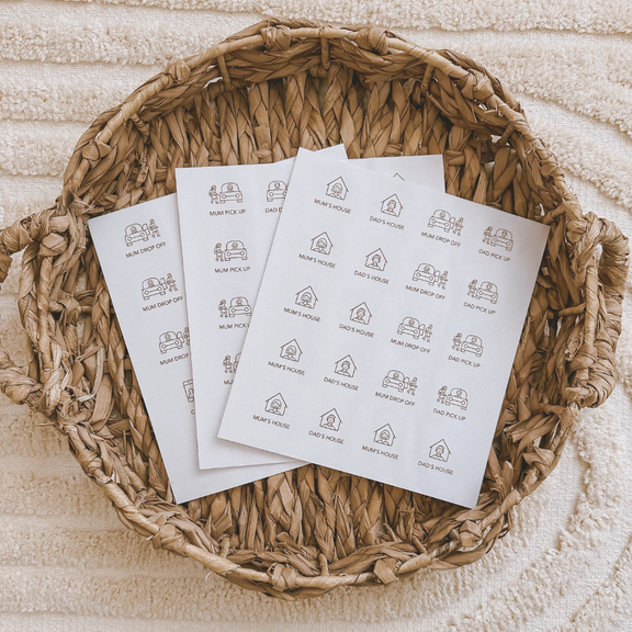 Tile Labels - Co-parenting Pack – Second Scout