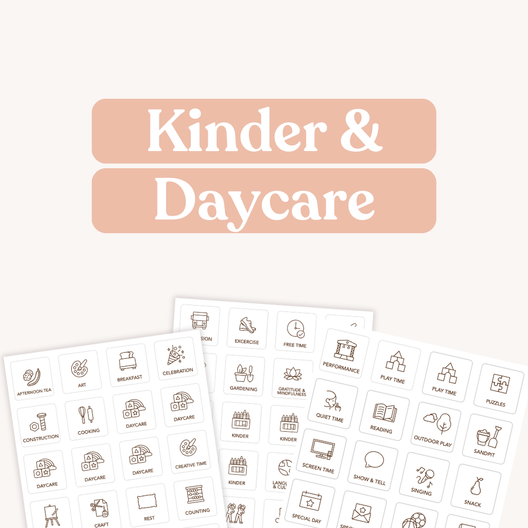 Tile Labels - Kinder & Daycare Pack – Second Scout