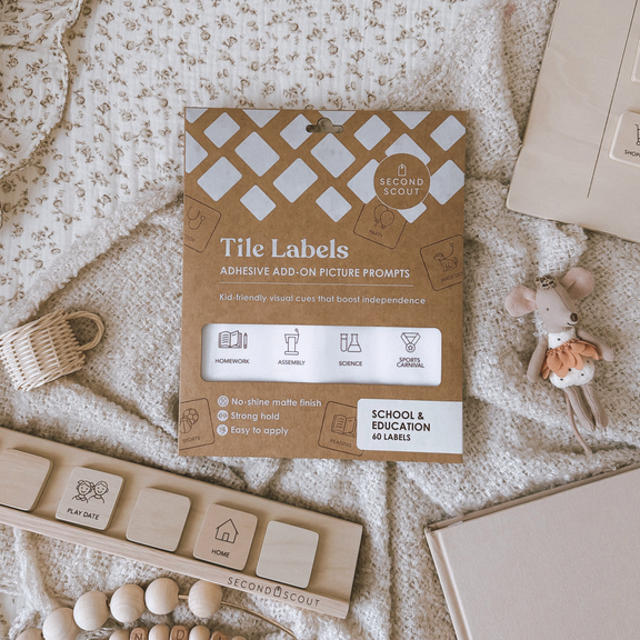 Tile Labels - School & Education Pack – Second Scout
