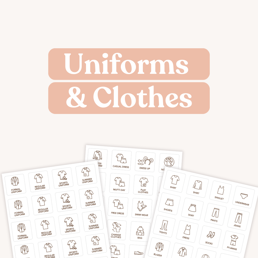 Tile Labels - Uniforms & Clothes Pack – Second Scout